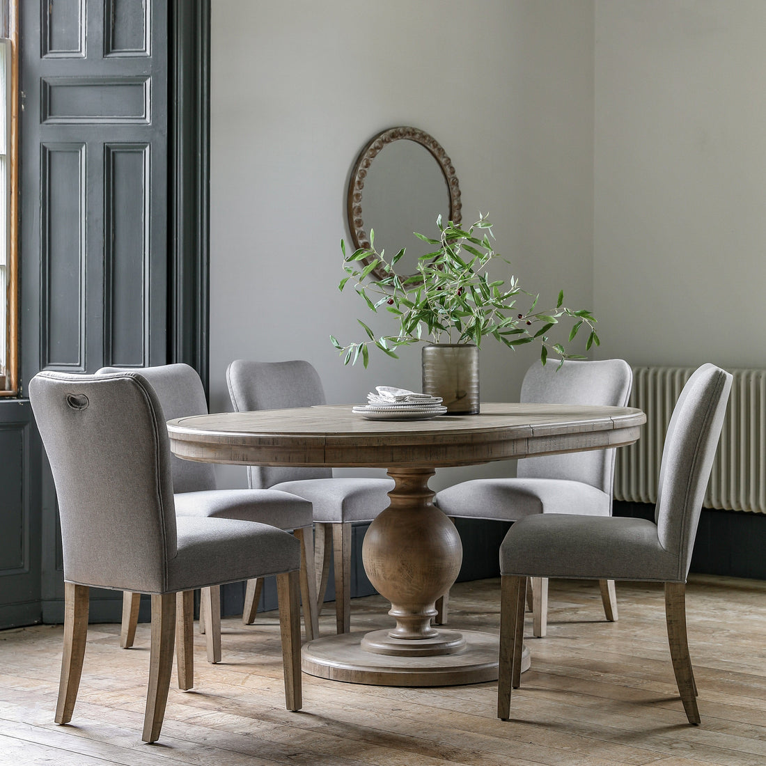 Vancouver Round Extending French Dining Table - Maison Haven Furniture